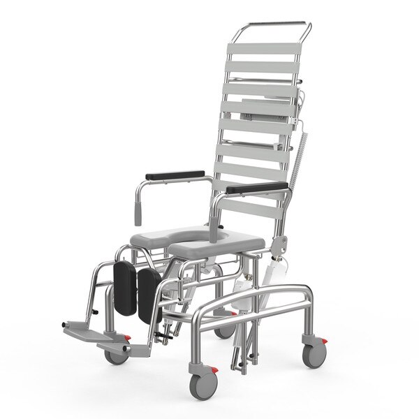 Attendant Propelled Electric HiLo Stainless Steel Tilting Shower ...